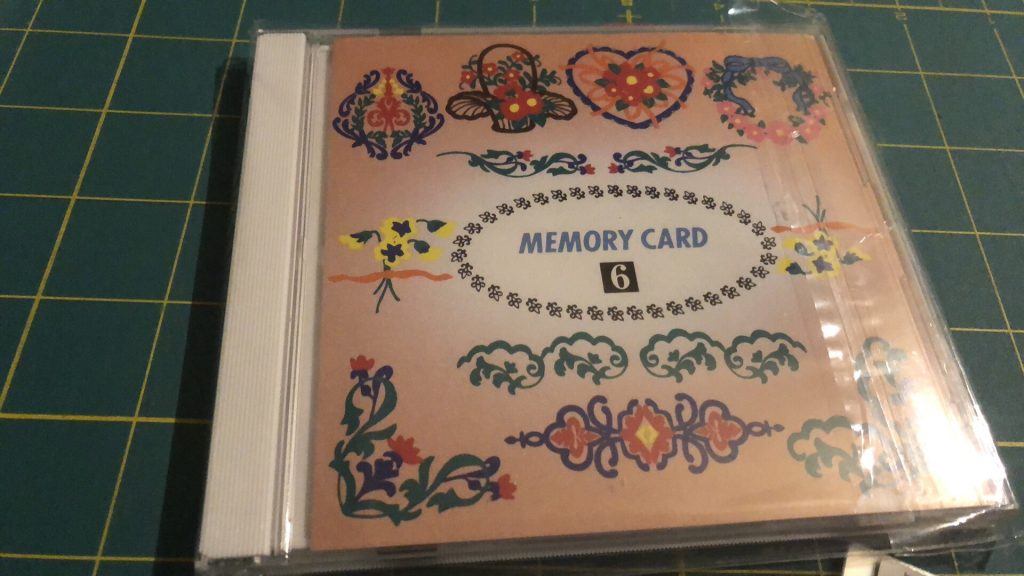Janome Memory Craft Memory Card #6 | Garage Sale | Stacey Sansom Designs