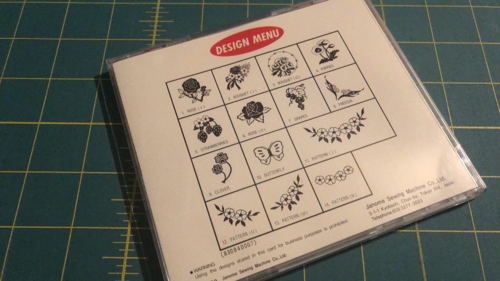 Janome Memory Craft Memory Card #3 | Garage Sale | Stacey Sansom Designs